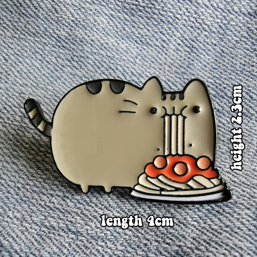 Pusheen cute cat enamel pin, Women's Fashion, Jewelry & Organisers ...