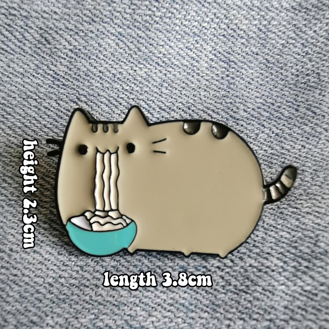 Pusheen cute cat enamel pin, Women's Fashion, Jewelry & Organisers ...