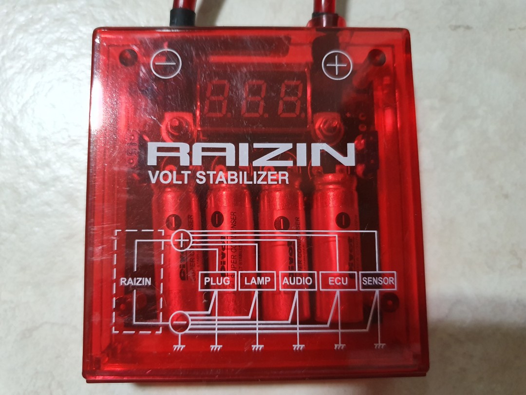 RAIZIN Voltage Stabilizer, Motorcycles, Motorcycle Accessories on Carousell
