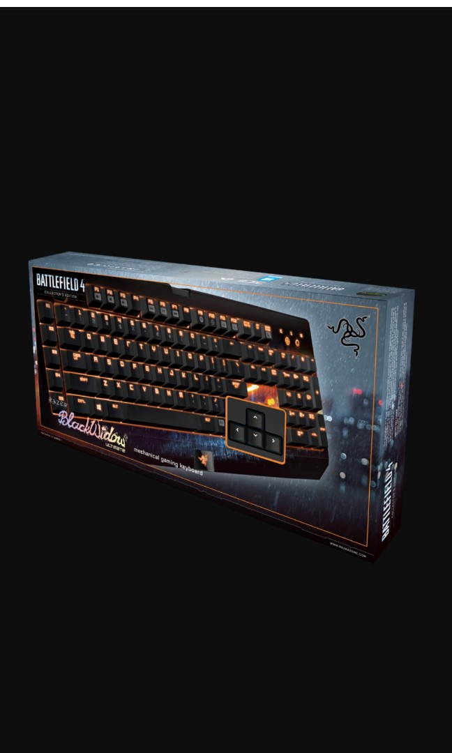 Razer Blackwidow Mechanical Keyboard (Battlefield III Edition ...