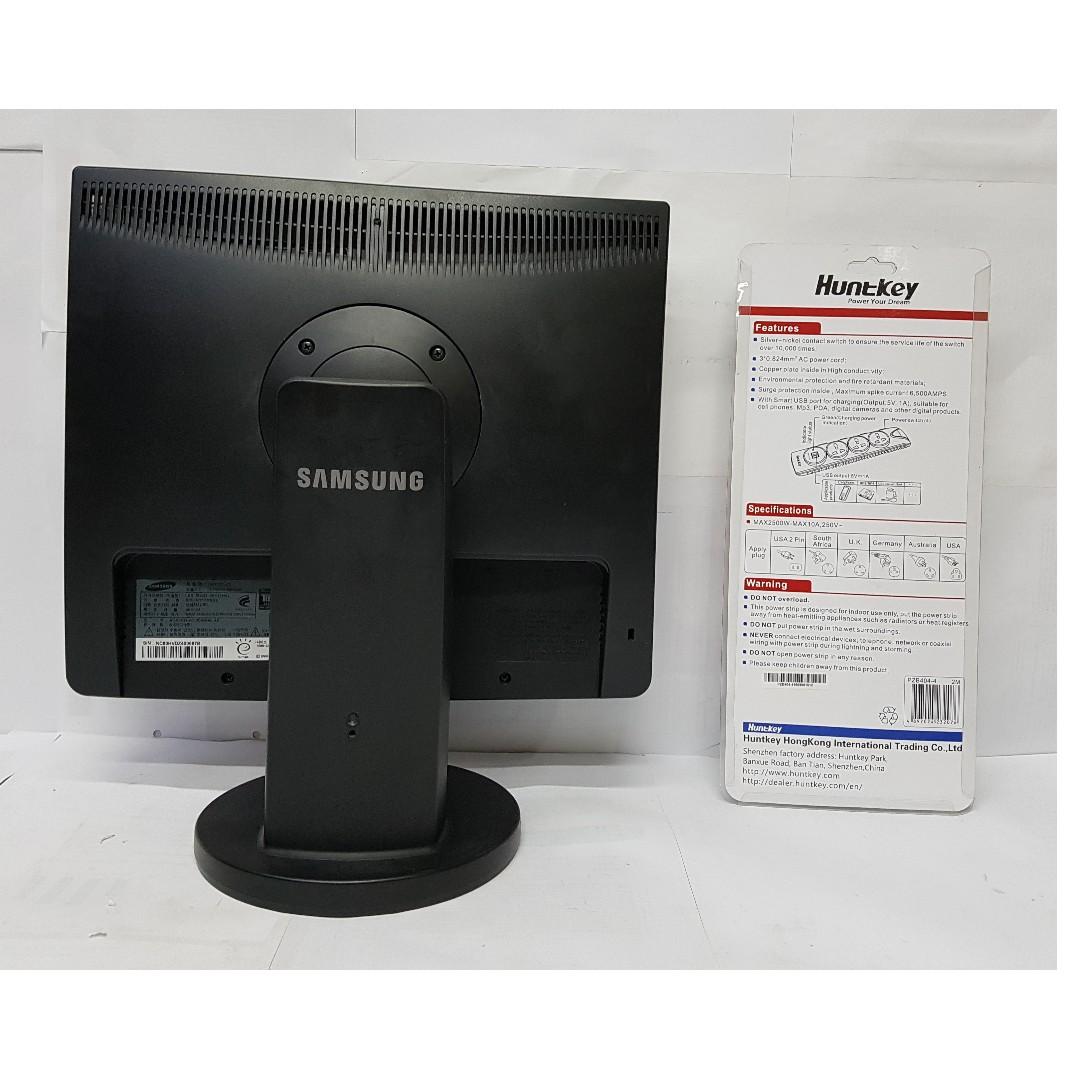 Samsung SyncMaster Magic CX743B 17-inch LCD Monitor with Huntkey PZB404 ...