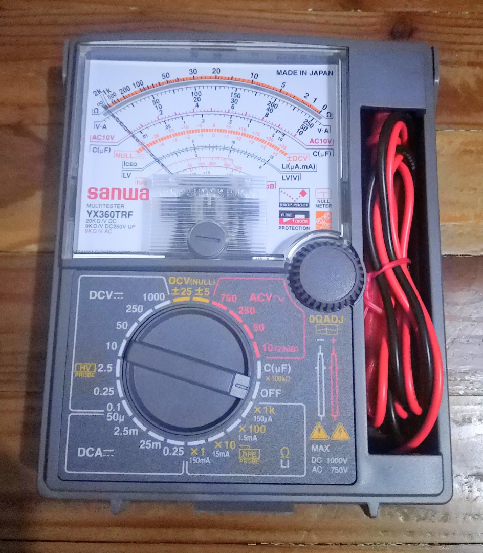 Sanwa Analog Multimeter Tester Original, Furniture & Home Living ...