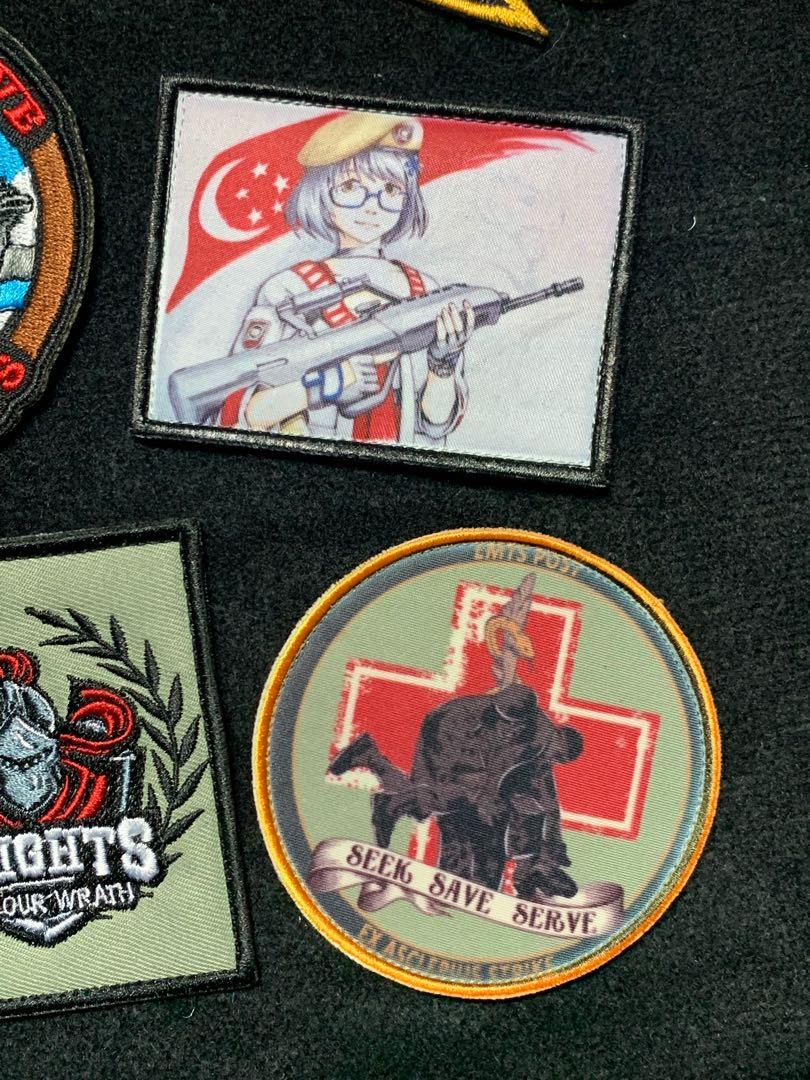 Embroidered Velcro patch, Hobbies & Toys, Stationery & Craft, Art ...