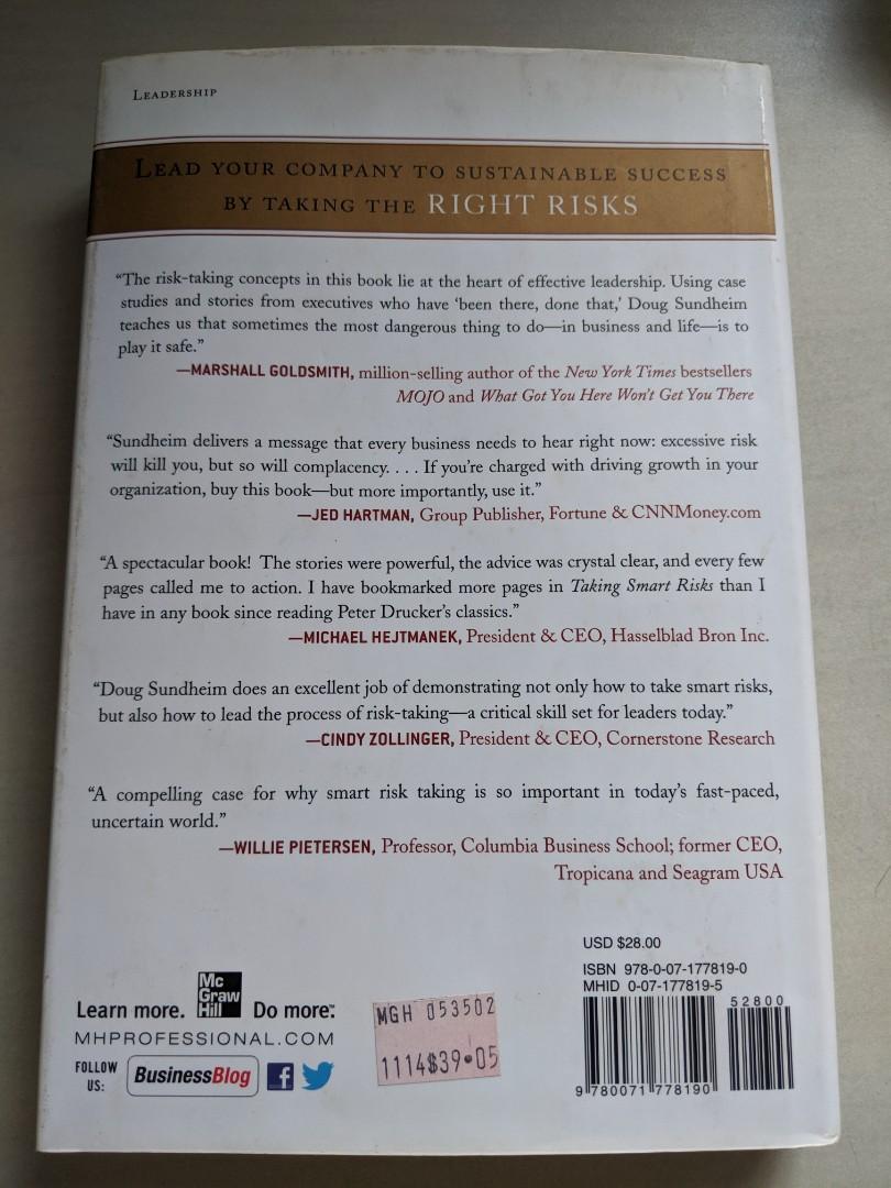 Taking Smart Risks, Hobbies & Toys, Books & Magazines, Fiction & Non ...