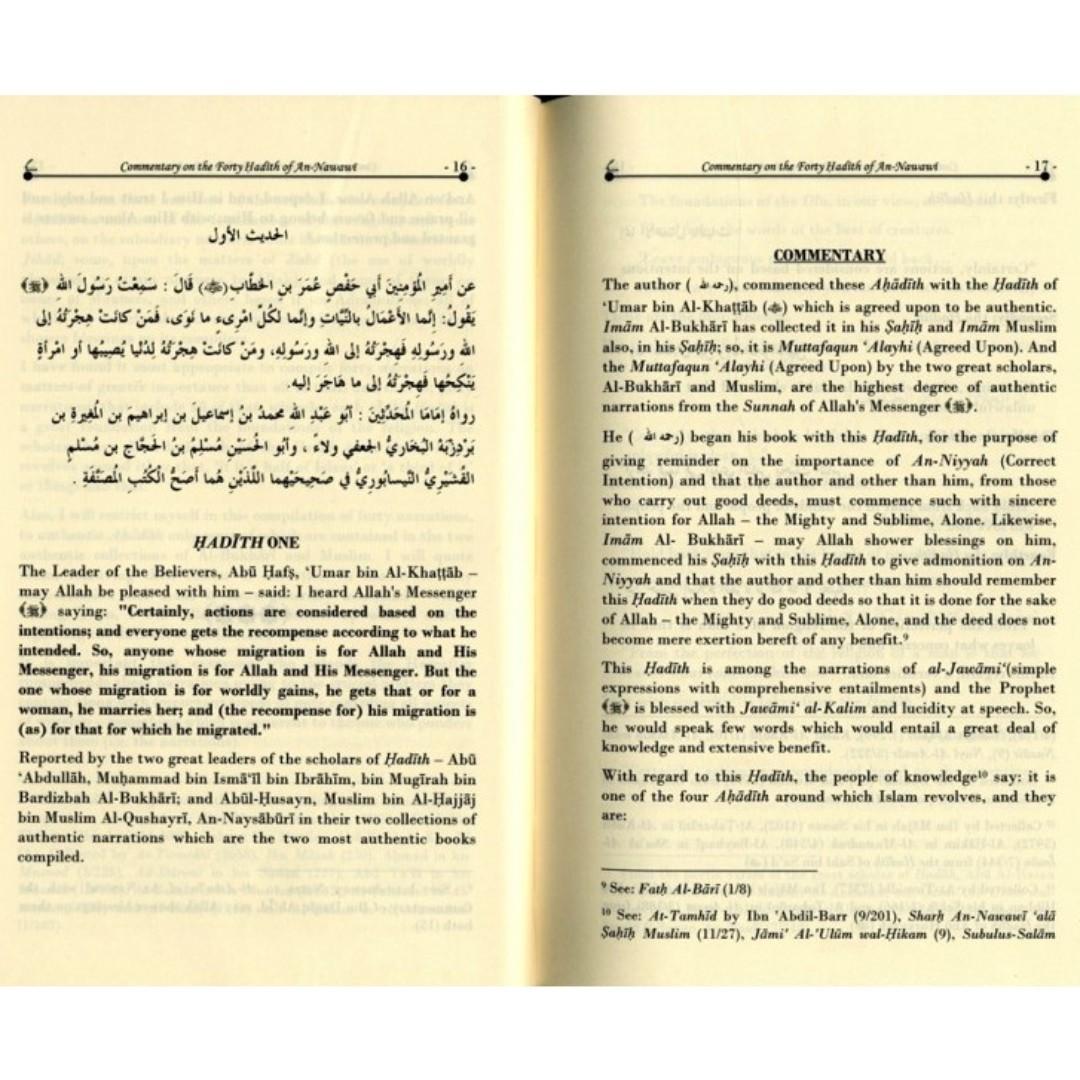 THE EXPLANATION OF IMAM AN-NAWAWI'S 40 HADITH BY SHAYKH SAALIH AL ...