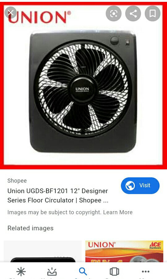Union fan 12 inches, Furniture & Home Living, Lighting & Fans, Fans on ...