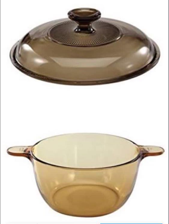 Vision glass cookware 2.25L, Furniture & Home Living, Kitchenware ...