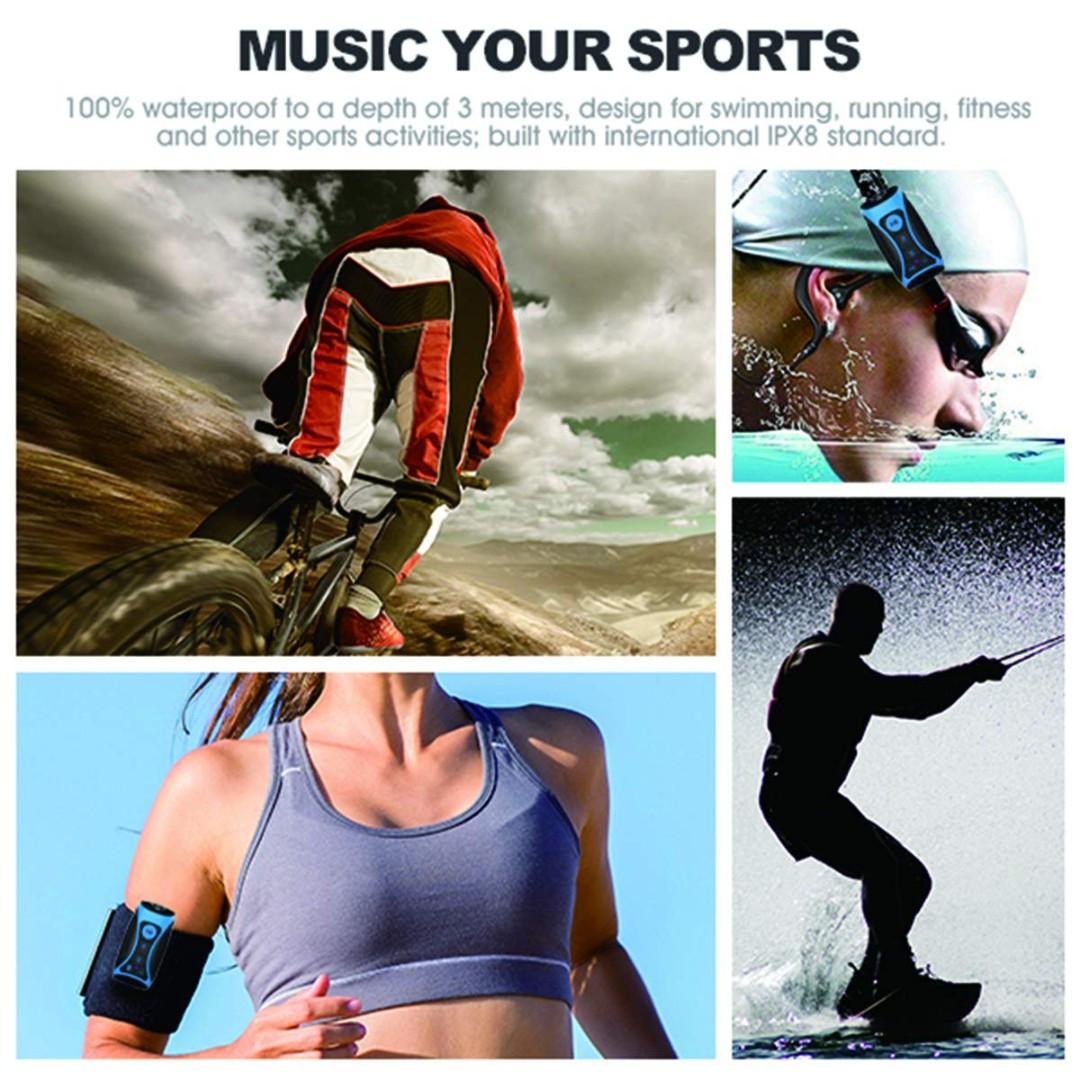 Walker Cam S1 8gb 100% Swimming Waterproof MP3 Player with FM Radio and ...