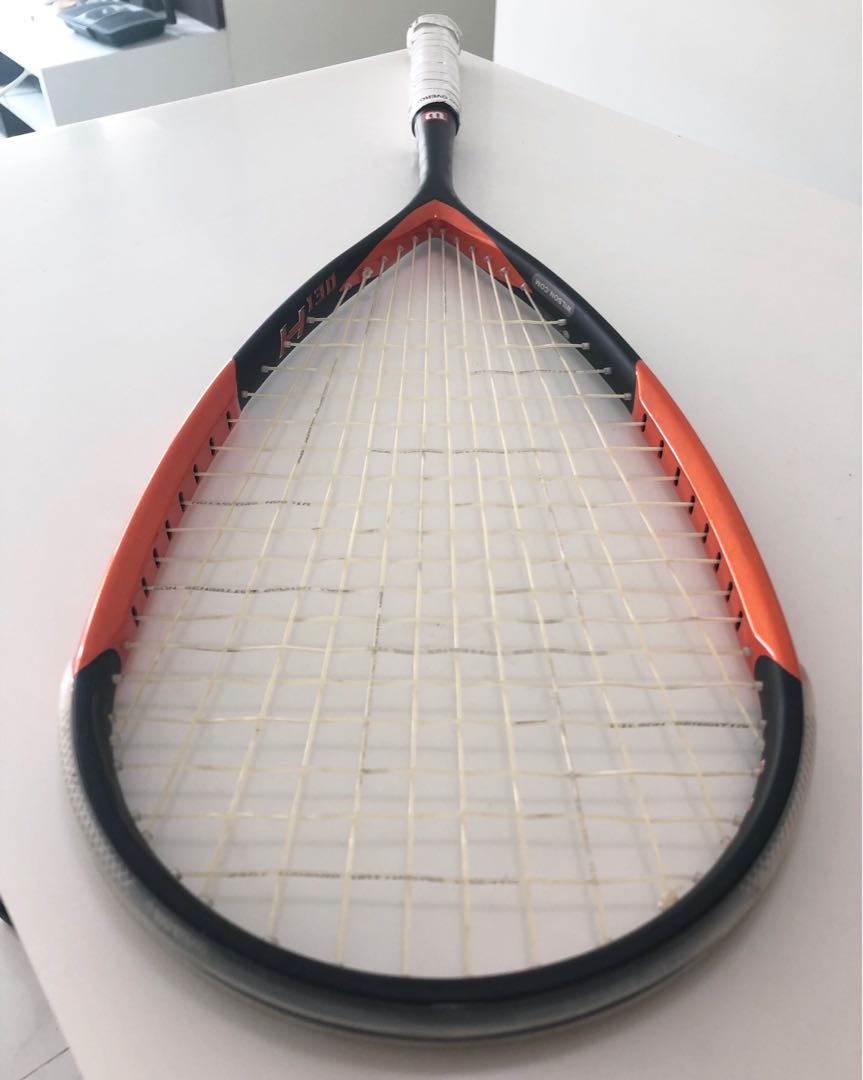 Wilson hammer 130 squash racket and cover, Sports Equipment, Sports ...