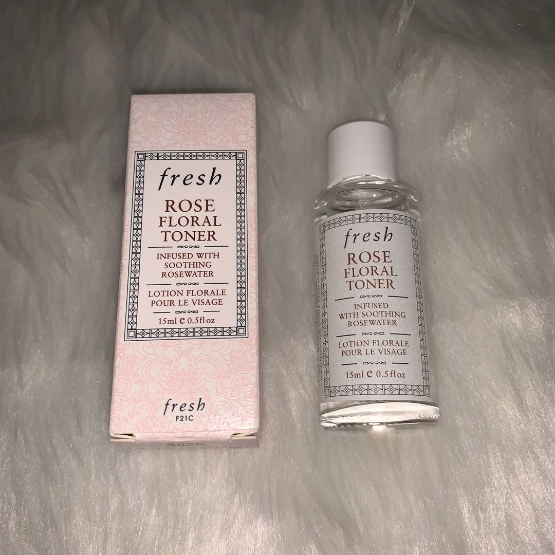 100% AUTHENTIC FRESH Rose Floral Toner, Beauty & Personal Care, Face ...