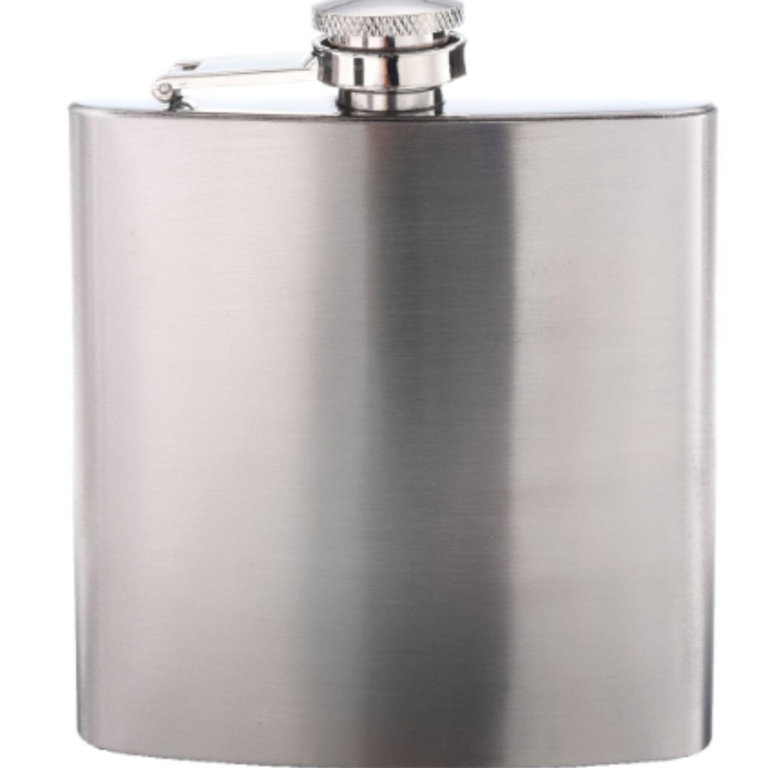 6oz Alcohol Hip Flask - For Whiskey Alcohol Cocktails, Drinks on the Go ...