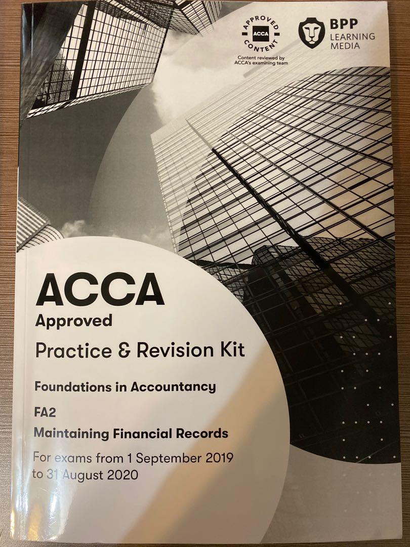 ACCA FA2 Practice & Revision Kit FIA, Hobbies & Toys, Books & Magazines ...