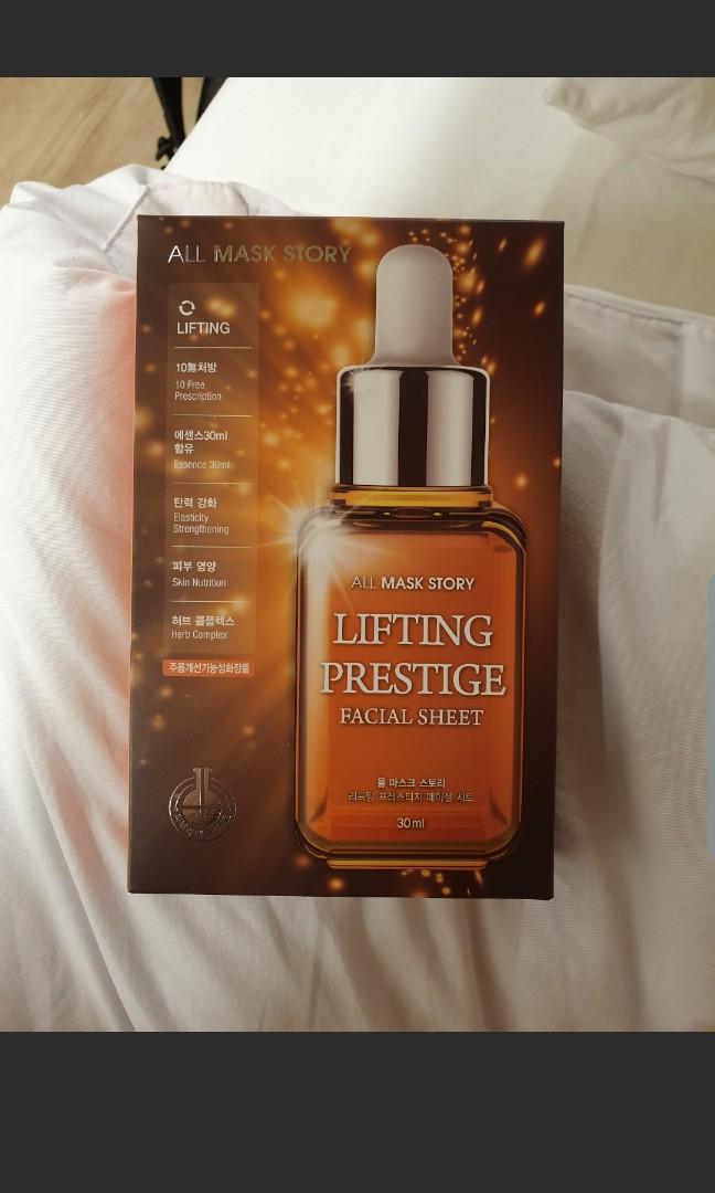 All Mask Story Lifting Prestige Facial Sheet, Beauty & Personal Care ...