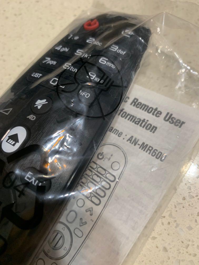 BN LG Magic Remote AN-MR600, TV & Home Appliances, TV & Entertainment ...