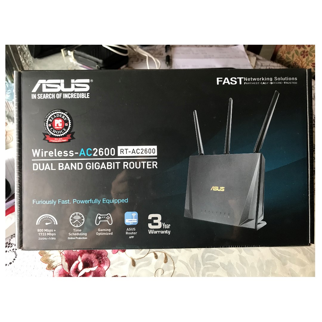 Brand NEW ASUS Wireless - AC2600 (RT-AC2600) Dual Band Gigabit Router ...