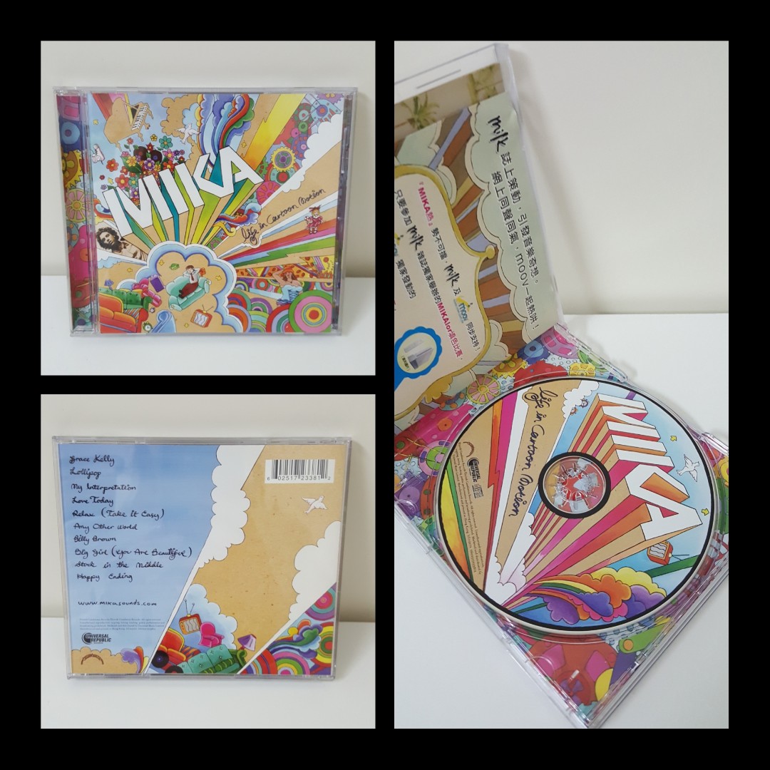 CD: Mika Life in Cartoon Motion, 興趣及遊戲, 收藏品及紀念品, 明星周邊 - Carousell