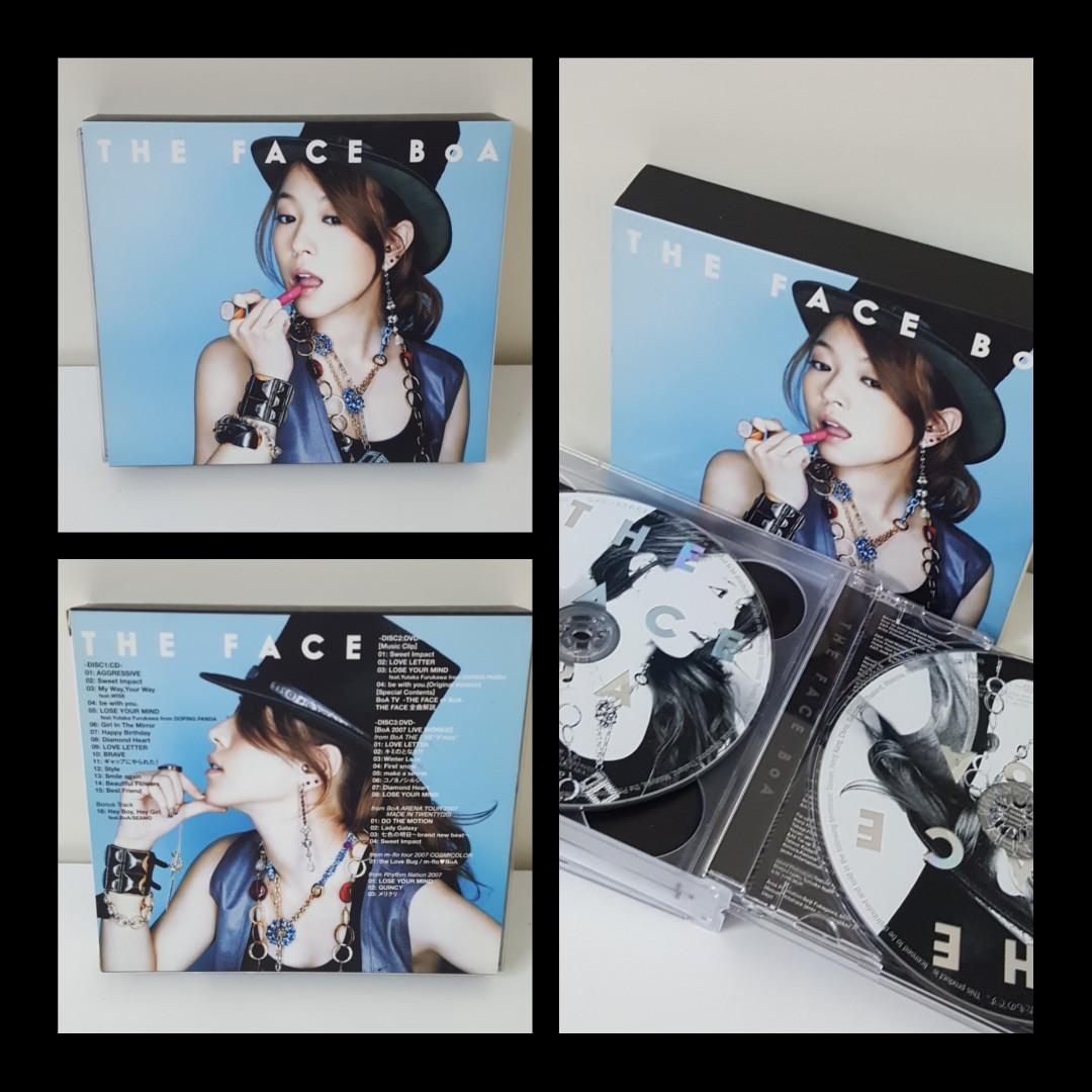 CD/DVD: BoA The Face, 興趣及遊戲, 音樂、樂器 & 配件, 音樂與媒體 - CD 及 DVD - Carousell