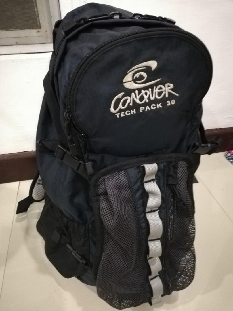 Conquer Tech Pack 30 Camping Backpack, Men's Fashion, Bags, Backpacks ...