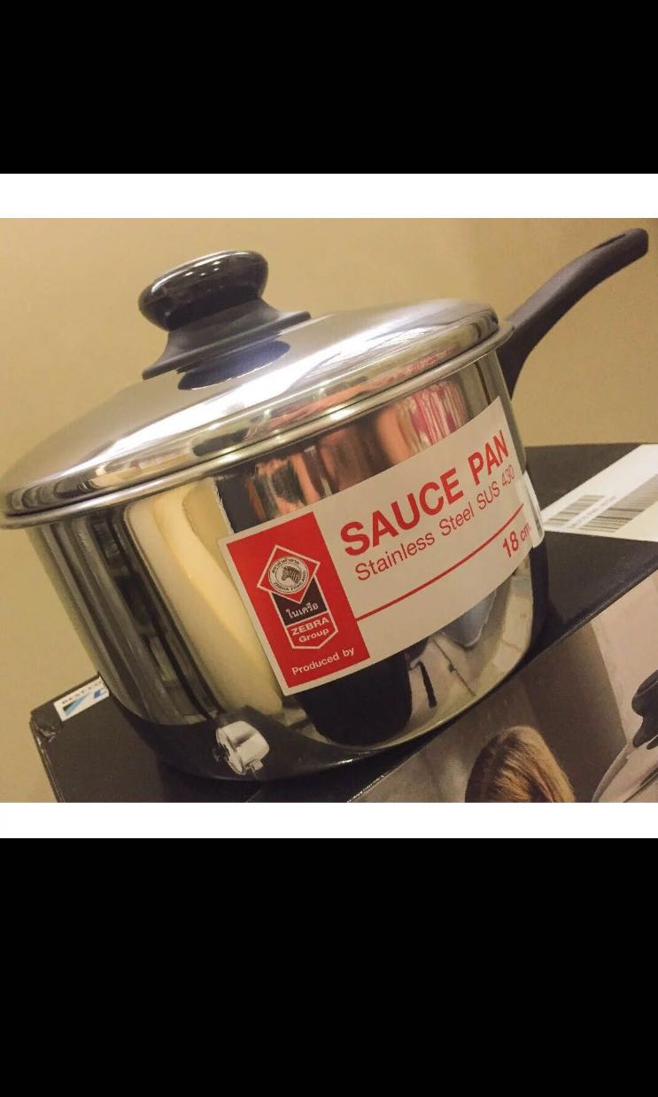 Daikin Zebra Sauce Pan 18CM, Furniture & Home Living, Kitchenware ...