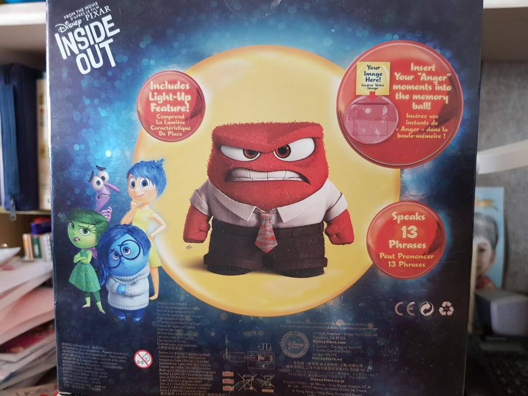 Disney Inside Out - Anger, Hobbies & Toys, Toys & Games on Carousell