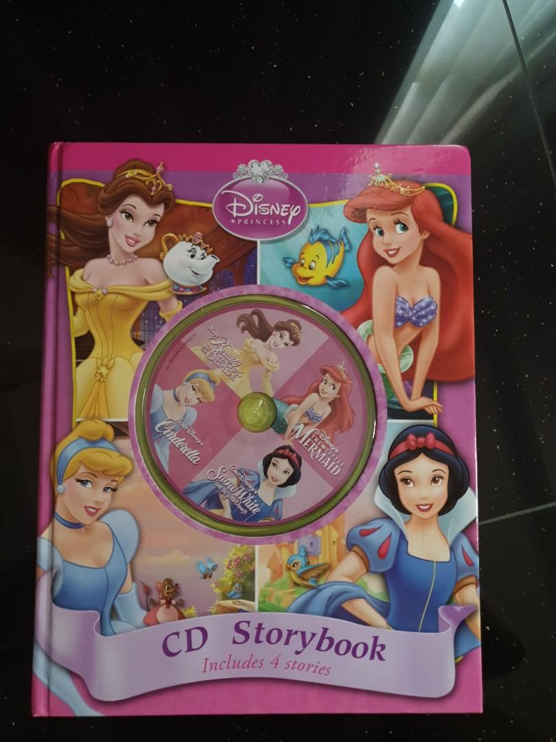 Disney princess storybook with CD, Hobbies & Toys, Books & Magazines ...