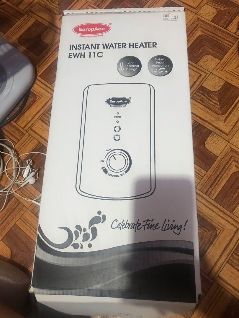 EuropAce instant water heater EWH 11C, TV & Home Appliances, Kitchen ...