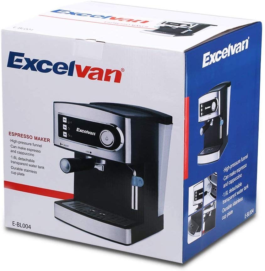 Excelvan 15 Bar Pump Espresso Coffee Maker, Italian Style Coffee ...