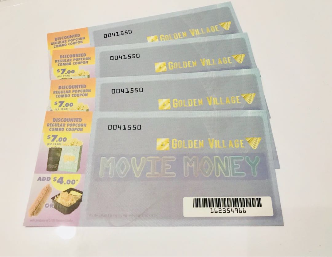 GV Tickets Left 2!! , Tickets & Vouchers, Vouchers on Carousell