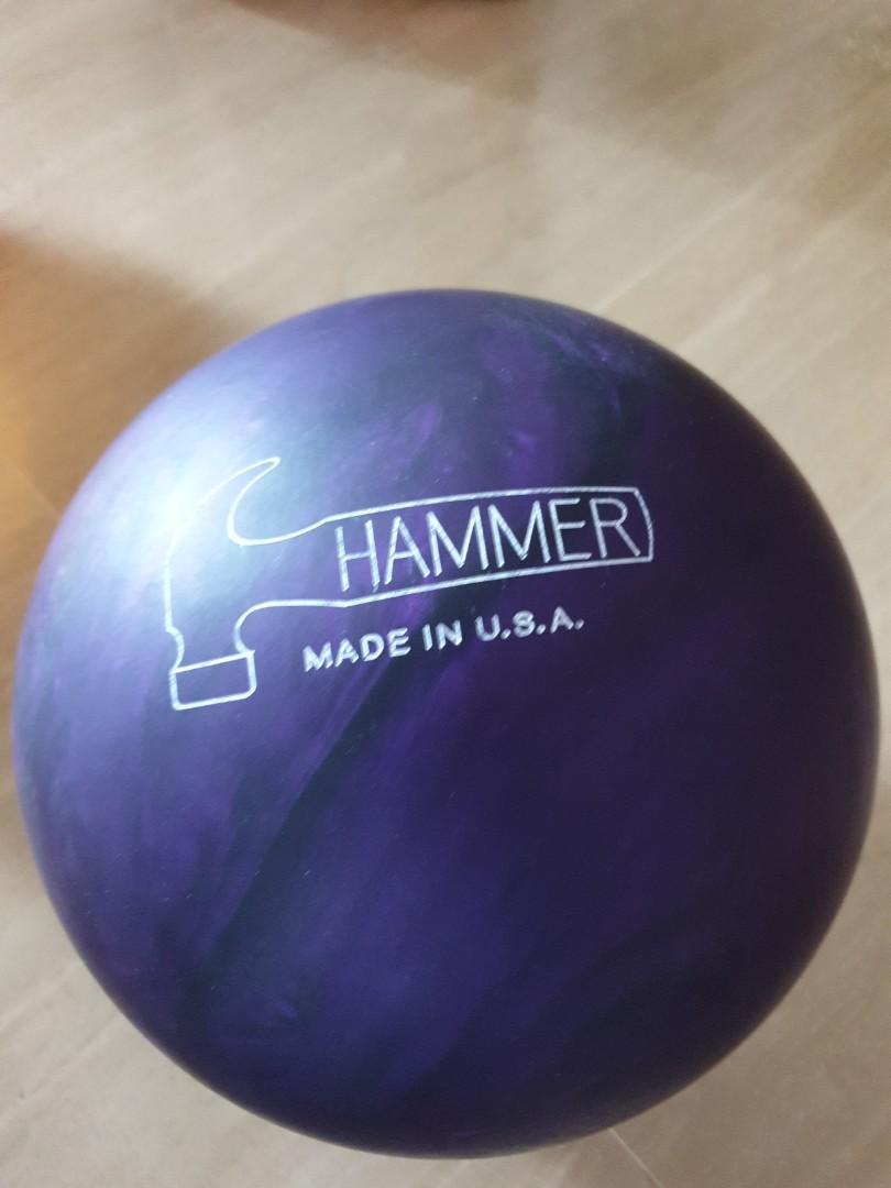 Hammer Bowling Purple Urethane 16lbs, Sports Equipment, Sports & Games ...