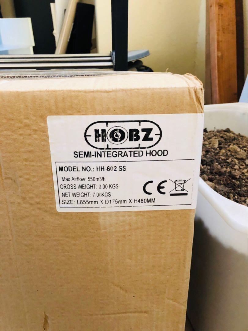 HOBZ 602SS Cooker Hood, TV & Home Appliances, Kitchen Appliances ...