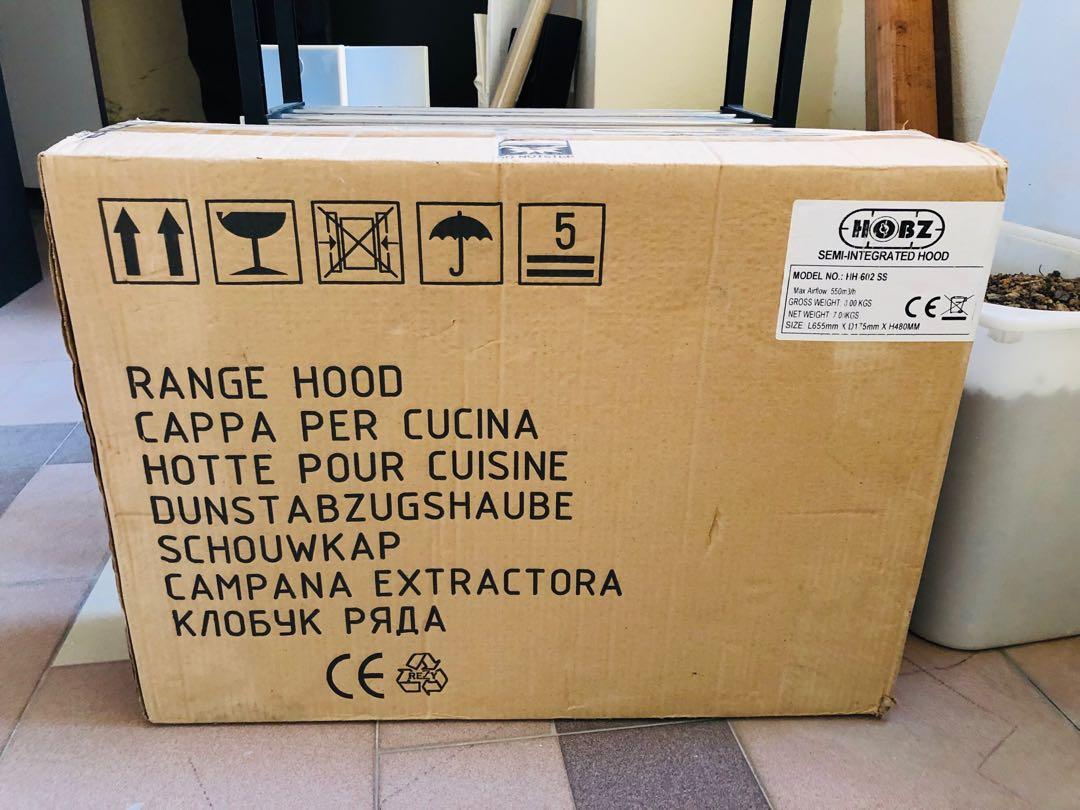 HOBZ 602SS Cooker Hood, TV & Home Appliances, Kitchen Appliances ...