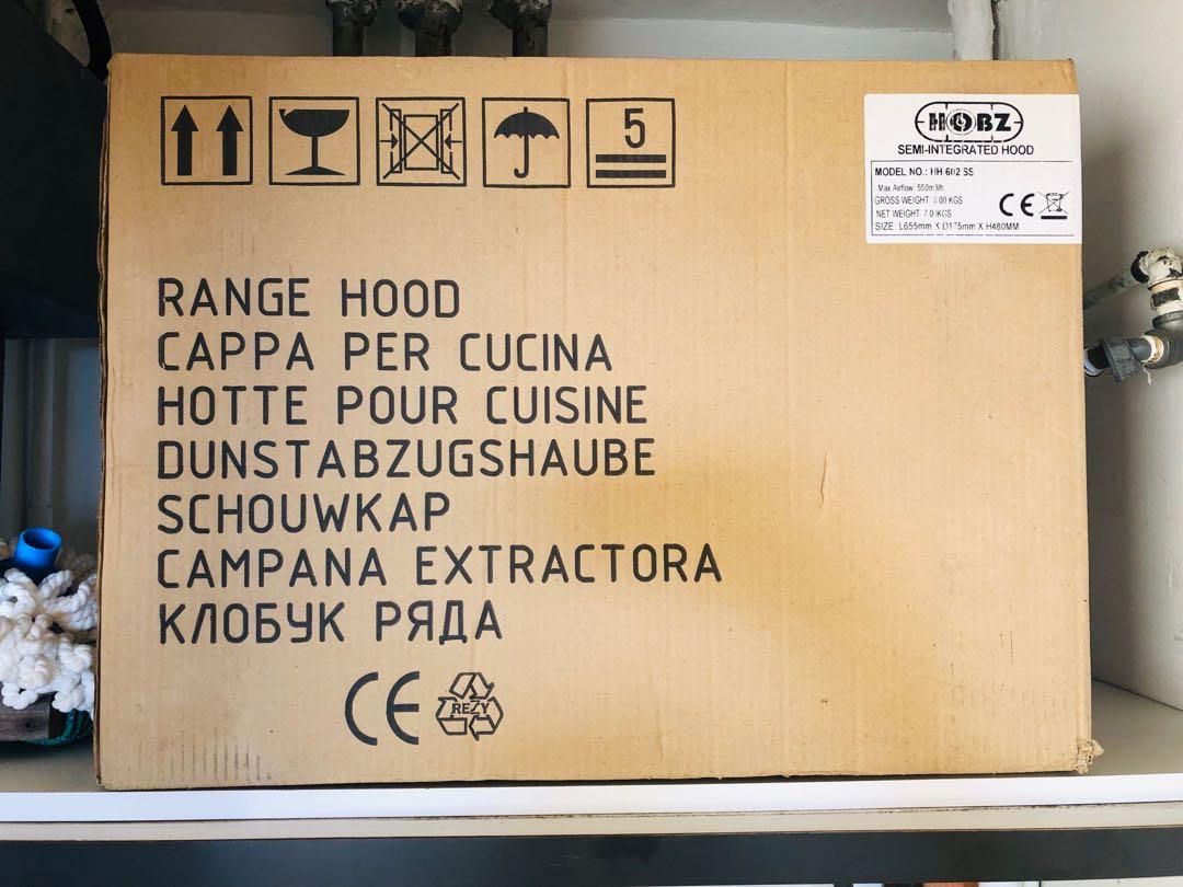 HOBZ 602SS Cooker Hood, TV & Home Appliances, Kitchen Appliances ...
