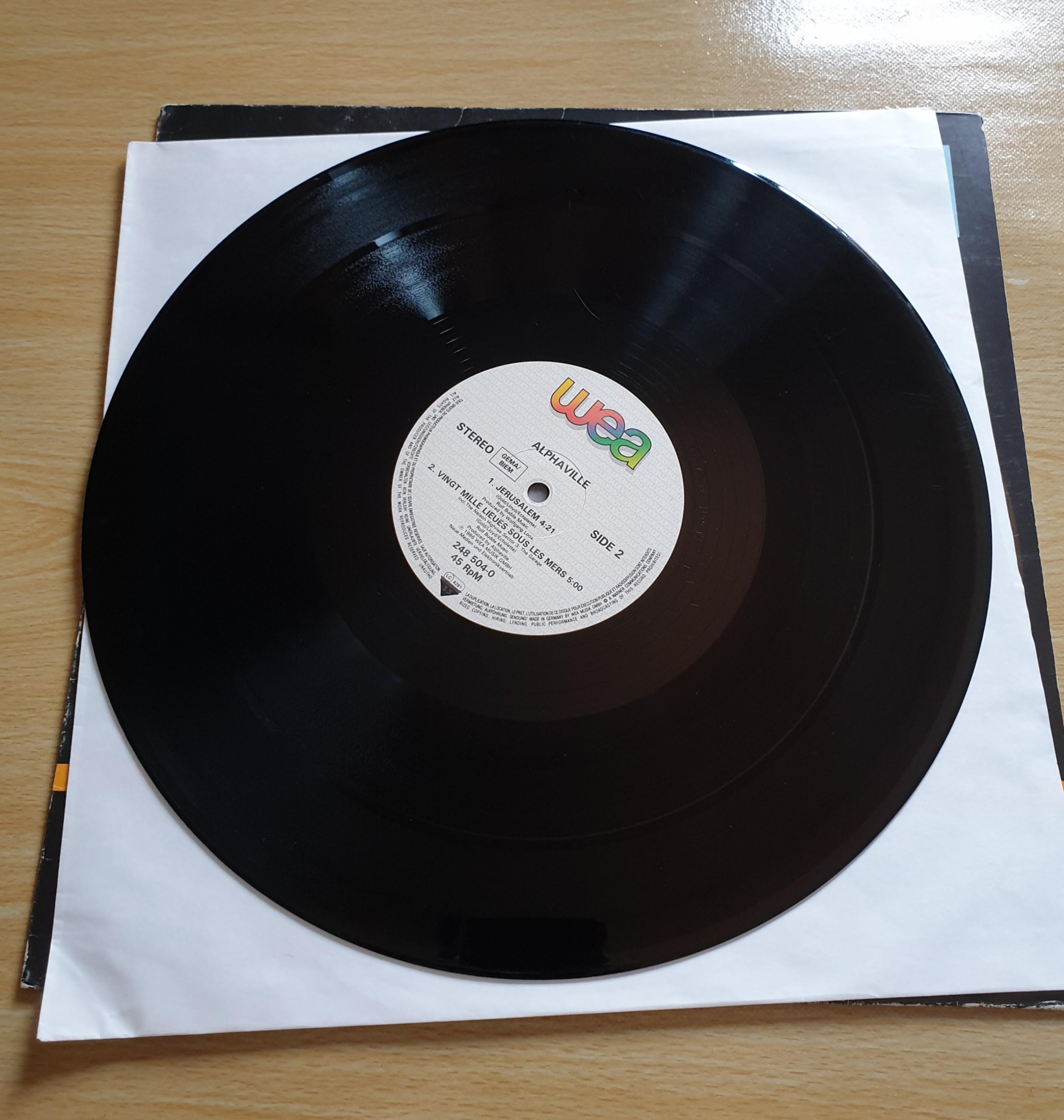 Jerusalem - Alphaville ( 12'Single vinyl record), Hobbies & Toys, Music ...