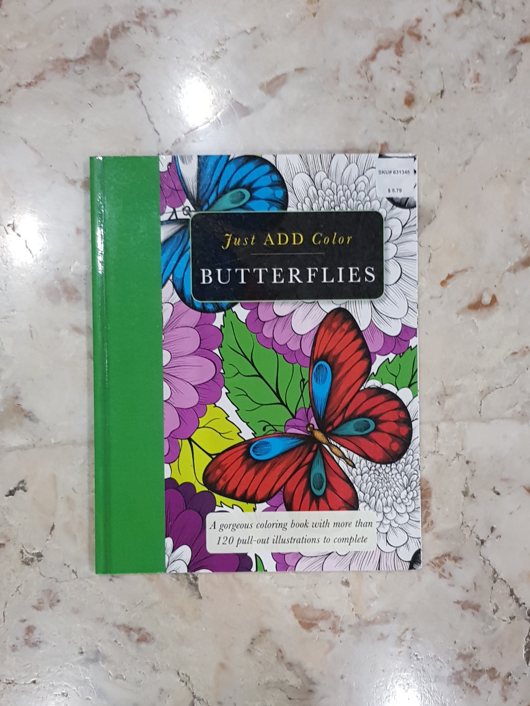 Just Add Colors in Butterflies Coloring Book, Hobbies & Toys, Books ...