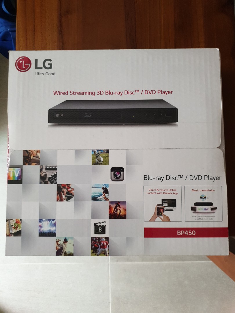 LG Blu-ray Player BP450, Home Appliances, TVs & Entertainment Systems ...