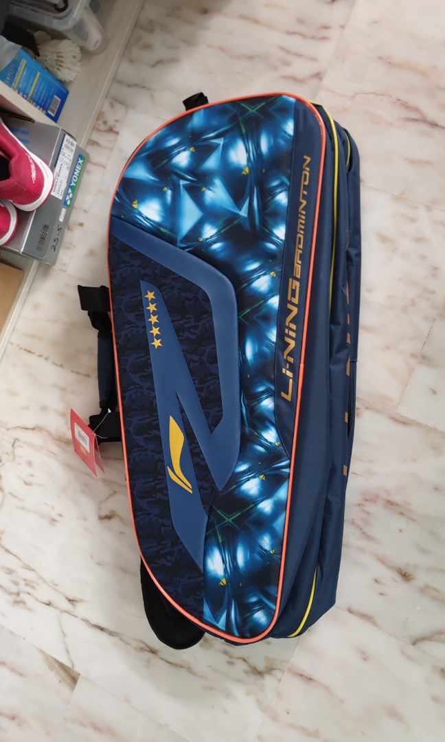 Li Ning Badminton Bag (large, 12 rackets), Sports Equipment, Sports ...