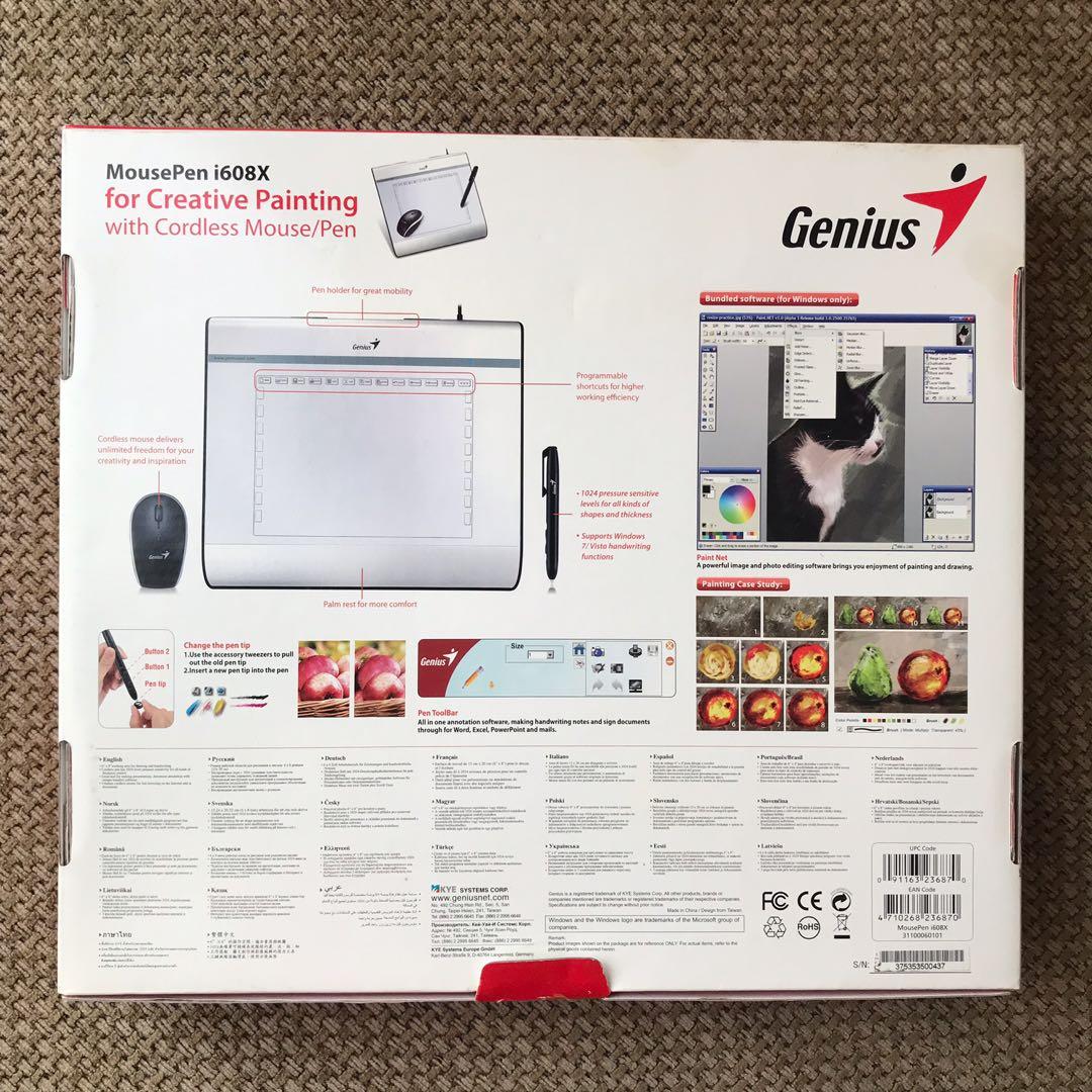 MousePen i608X pen tablet drawing, Elektronik, Bagian Komputer ...