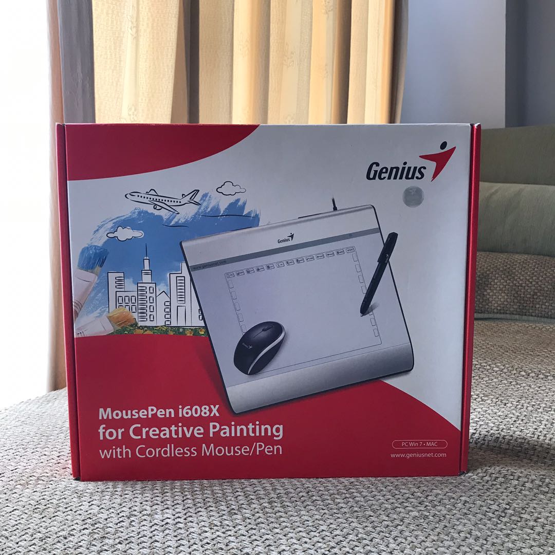 MousePen i608X pen tablet drawing, Elektronik, Bagian Komputer ...
