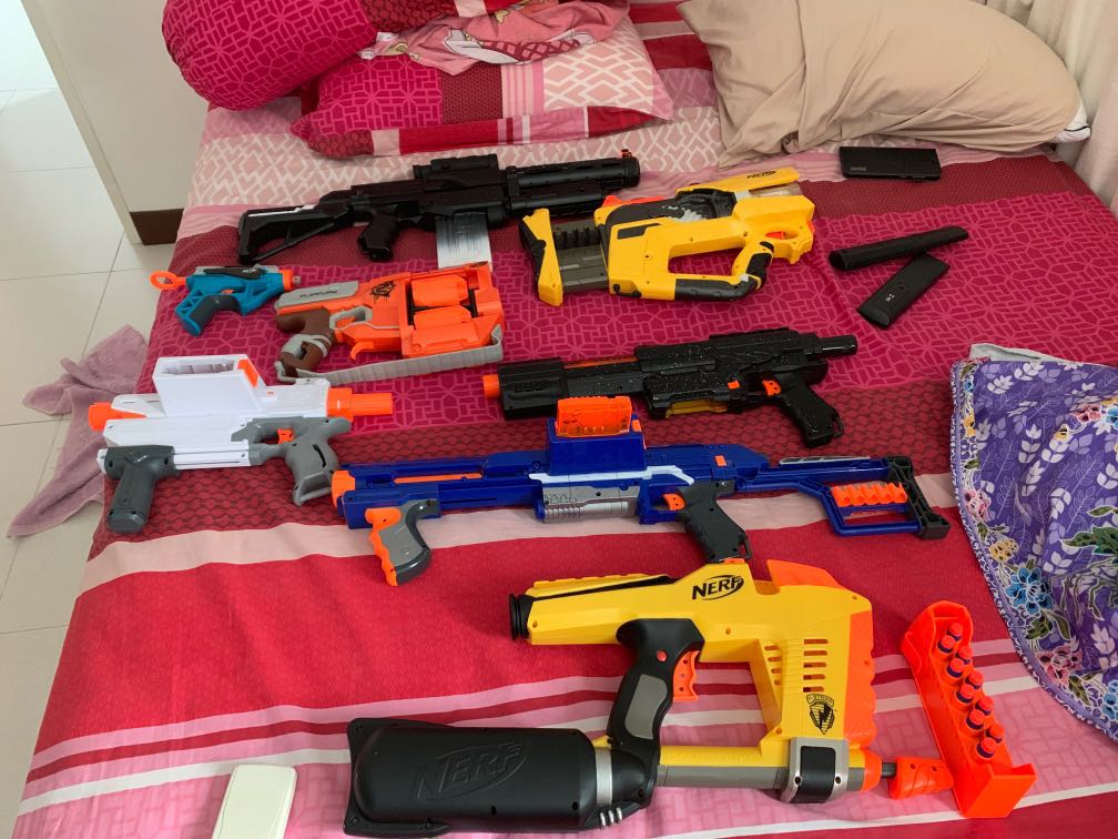 Nerf Bundle, Hobbies & Toys, Toys & Games on Carousell