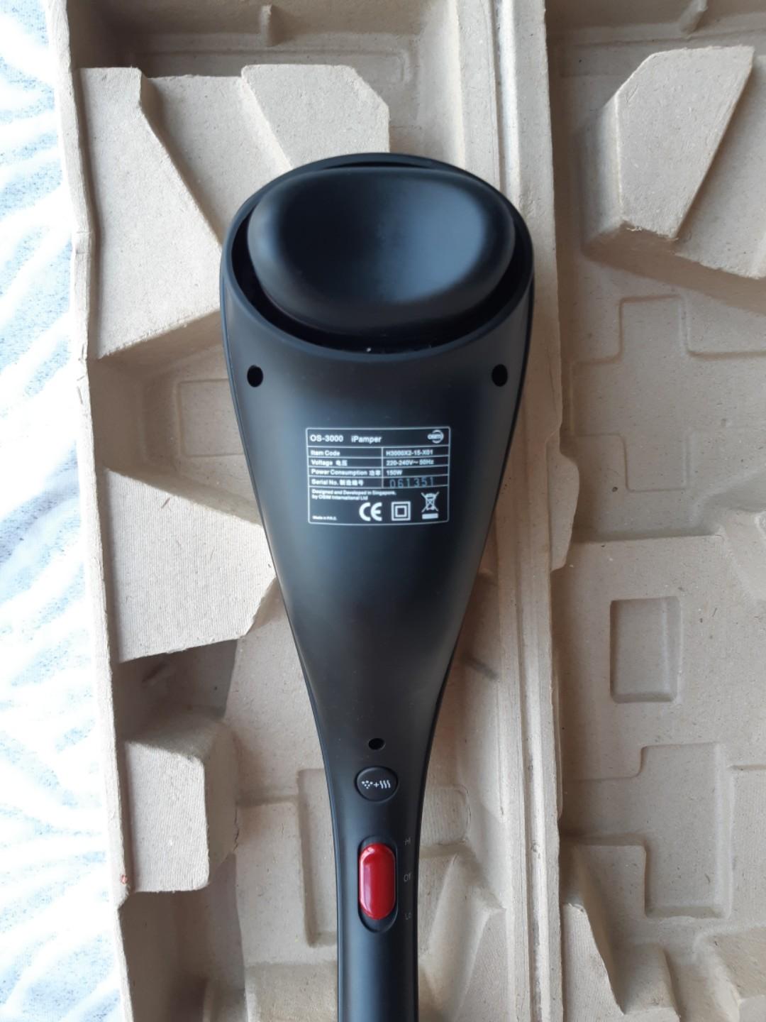 Osim iPamper massager, Health & Nutrition, Massage Devices on Carousell