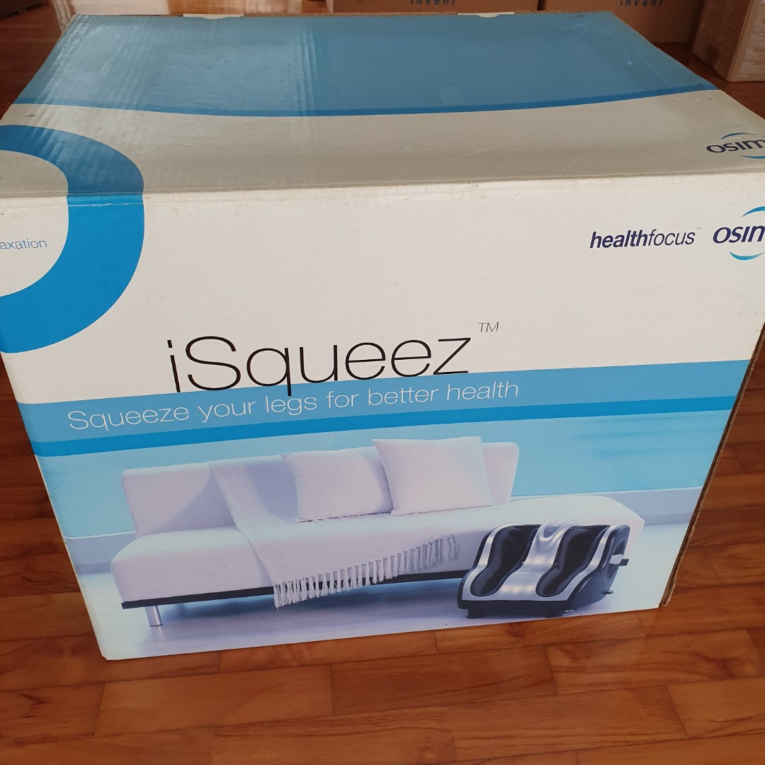 OSIM iSqueez Leg Massager, Beauty & Personal Care, Foot Care on Carousell