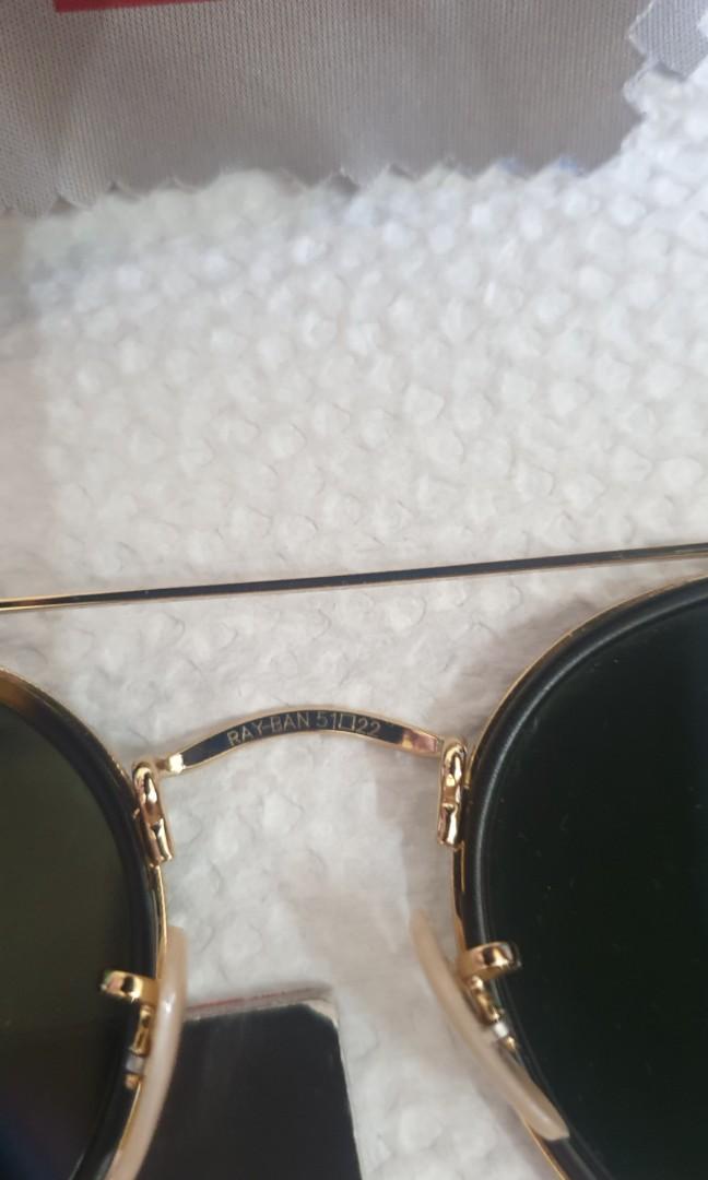 Ray-Ban Double Bridge, Men's Fashion, Watches & Accessories, Sunglasses ...