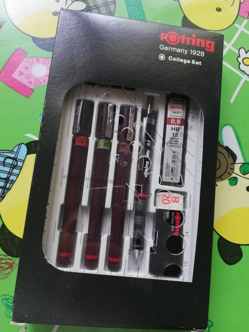 Rotring Tech Pen Set, Commercial & Industrial, Construction Tools ...
