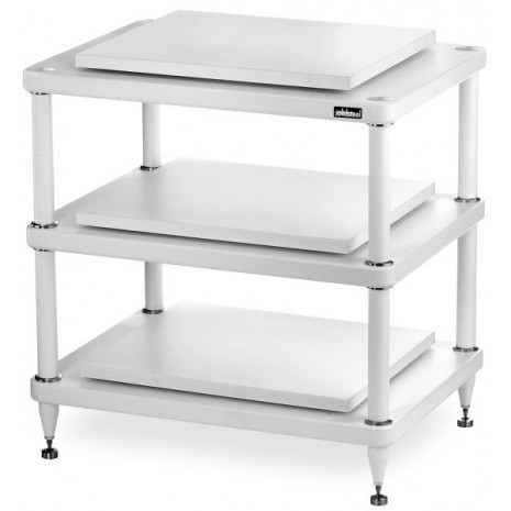 Solid steel s5-3 hifi rack white, Audio, Other Audio Equipment on Carousell