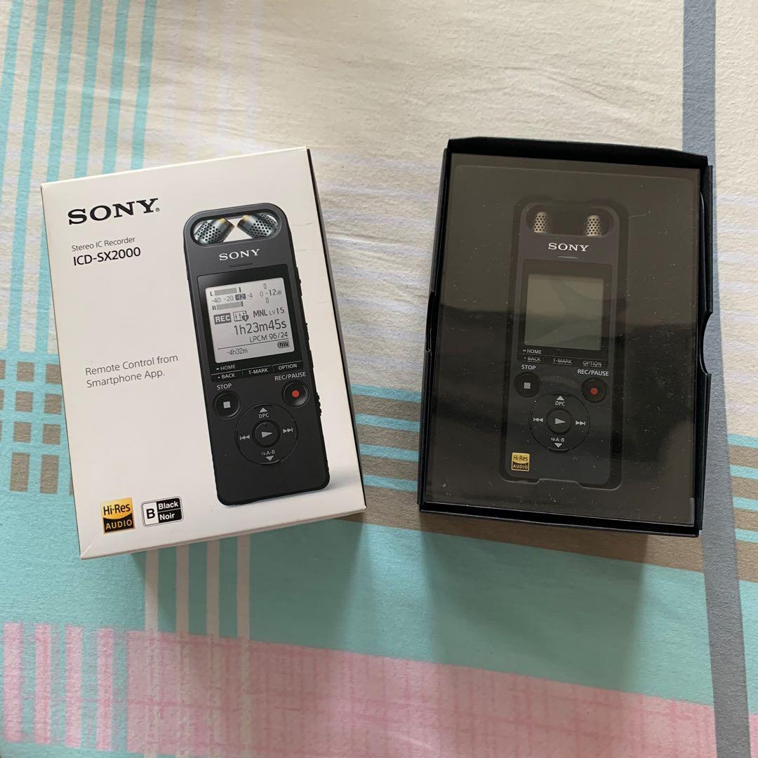 Sony ICD-SX2000 Stereo IC Recorder, Audio, Portable Music Players on ...