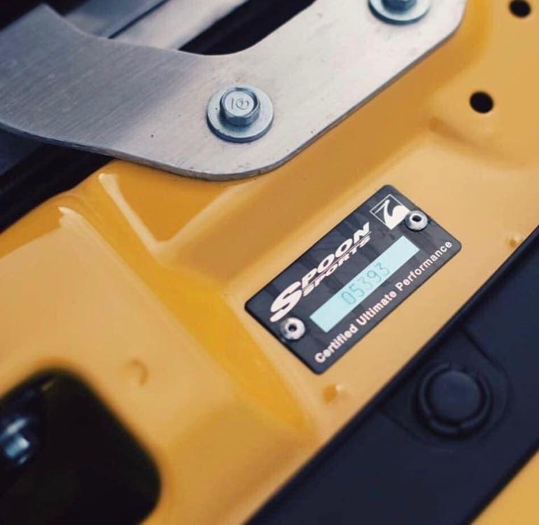 Spoon Engine Bay Stickers, Car Accessories, Accessories on Carousell