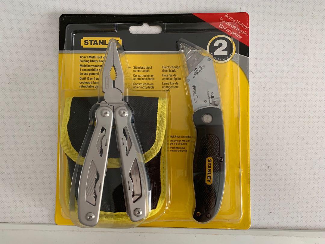 Stanley 12 in 1 Multi Tool with Folding utility knife, Everything Else ...