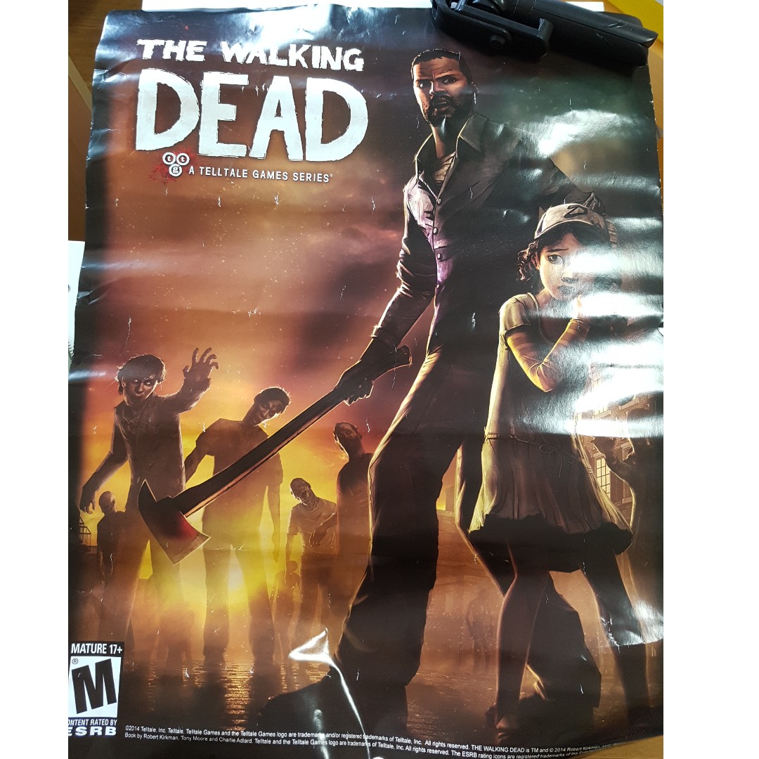 The Walking Dead Telltale Games Series Gaming Poster, Furniture & Home ...