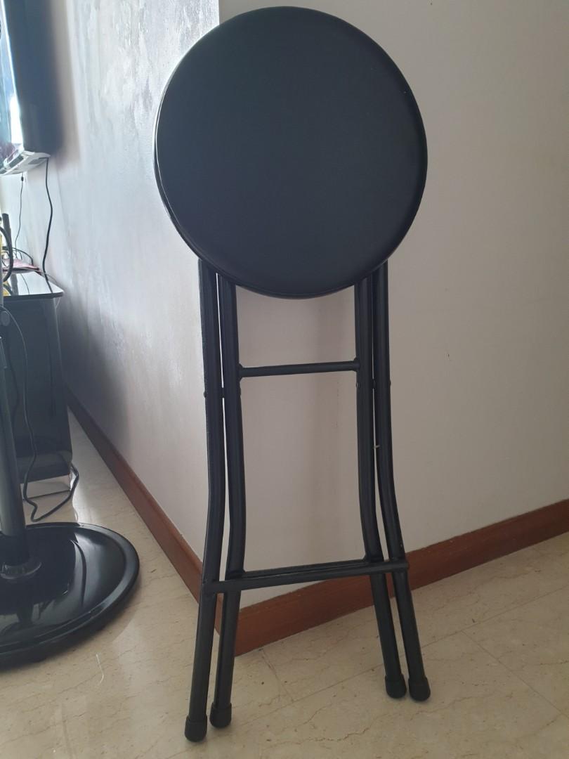 Walmart US 2ft (60cm) Stool (black), Furniture & Home Living, Furniture ...