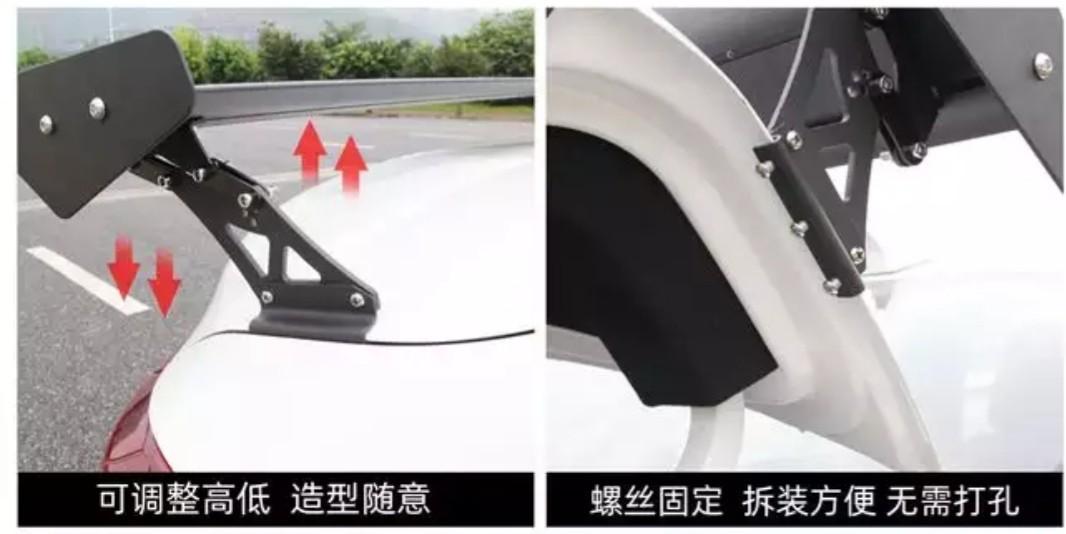 WTS: Rear spoiler bolt on type, Car Accessories, Accessories on Carousell